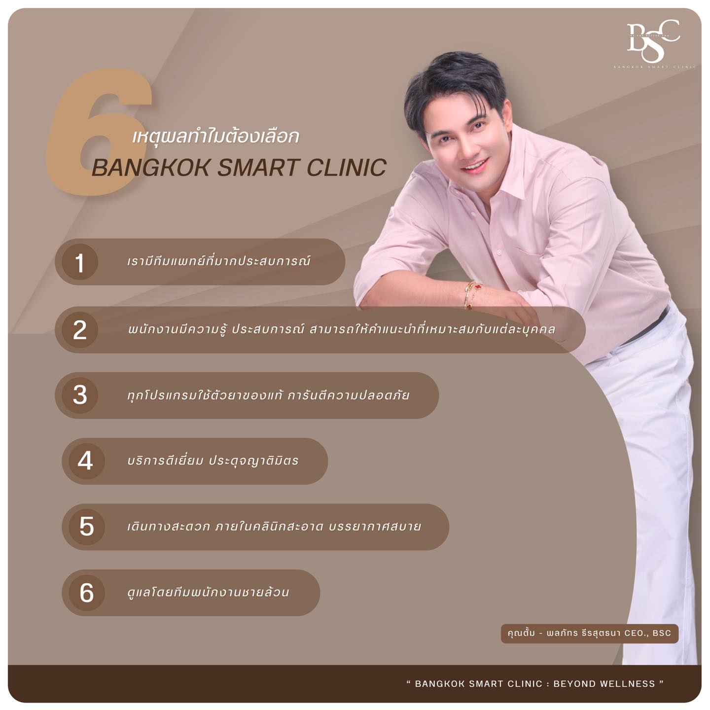 6 เหตุผลทำไมต้องเลือก…Bangkok Smart Clinic ? - Bangkok Smart Clinic: Beyond Wellness